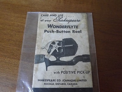 Spinning Reels - Shakespeare Push-Button
