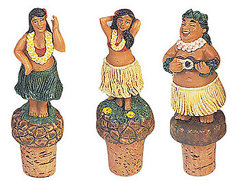 WINE CORK - HULA SET OF 3 - HAWAIIAN STYLE | eBay