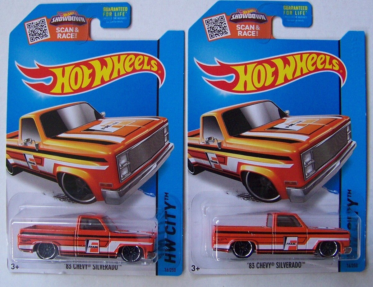 Hot Wheels '83 Chevy Silverado Assortment Pick Lot | 2 Cars Hot Wheels '83 Chevy Silverado Assortment Pick Lot | 2 Cars