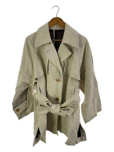 BAYCREW'S OTHER BONDING OVERLAP COAT 38 COTTON Ivory 2022 MODEL Used | eBay