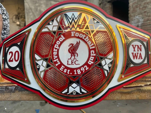 Liverpool FC Legacy championship belt wrestling title 2mm metal plates ...