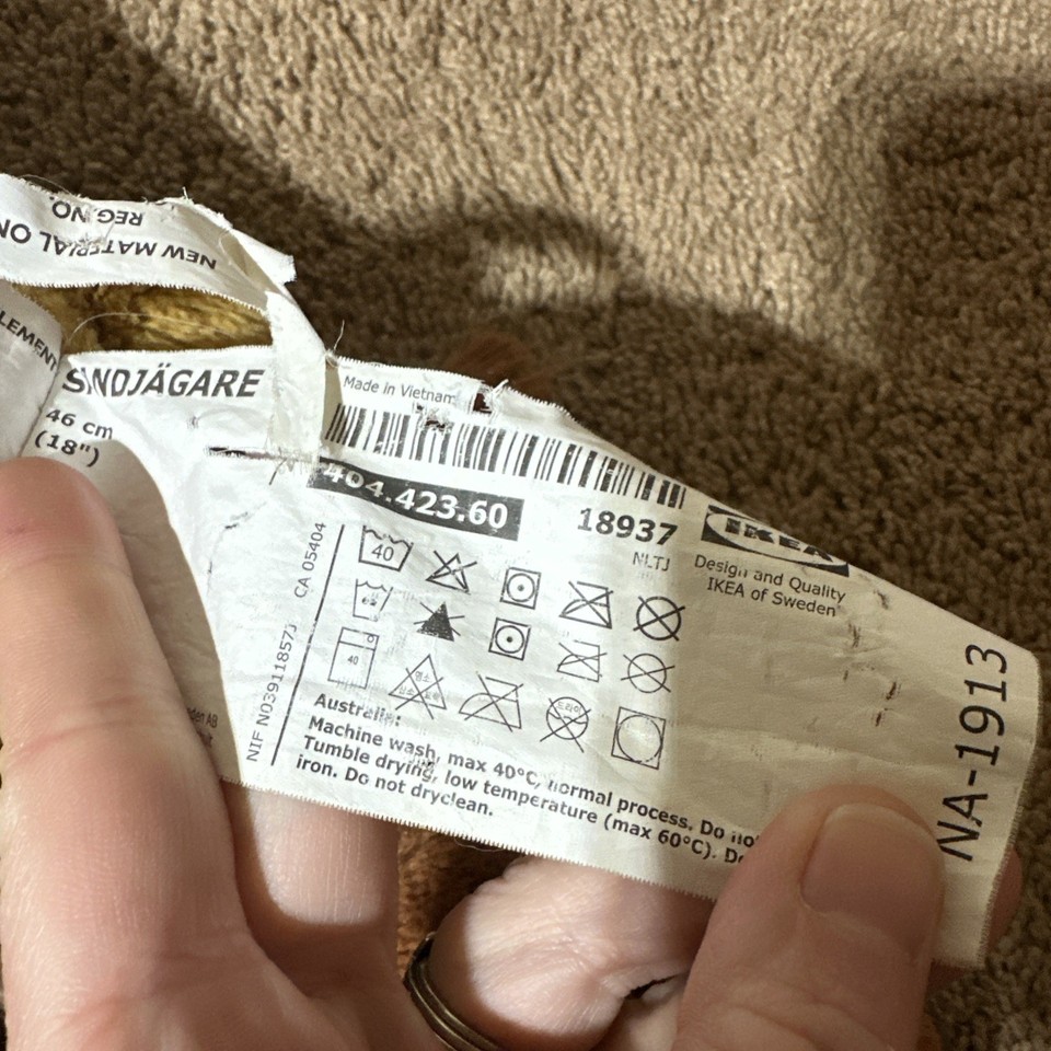 Ikea Onskad Two Hump Floppy Camel Plush Large 18” Stuffed Animal ...