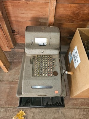 MCCASKEY CASH METAL CASH REGISTER SILVER | eBay