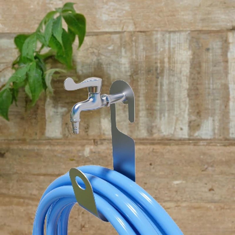 Hose Holder Hook Outside Water Hose Storage Hanger for Yard Basement ...