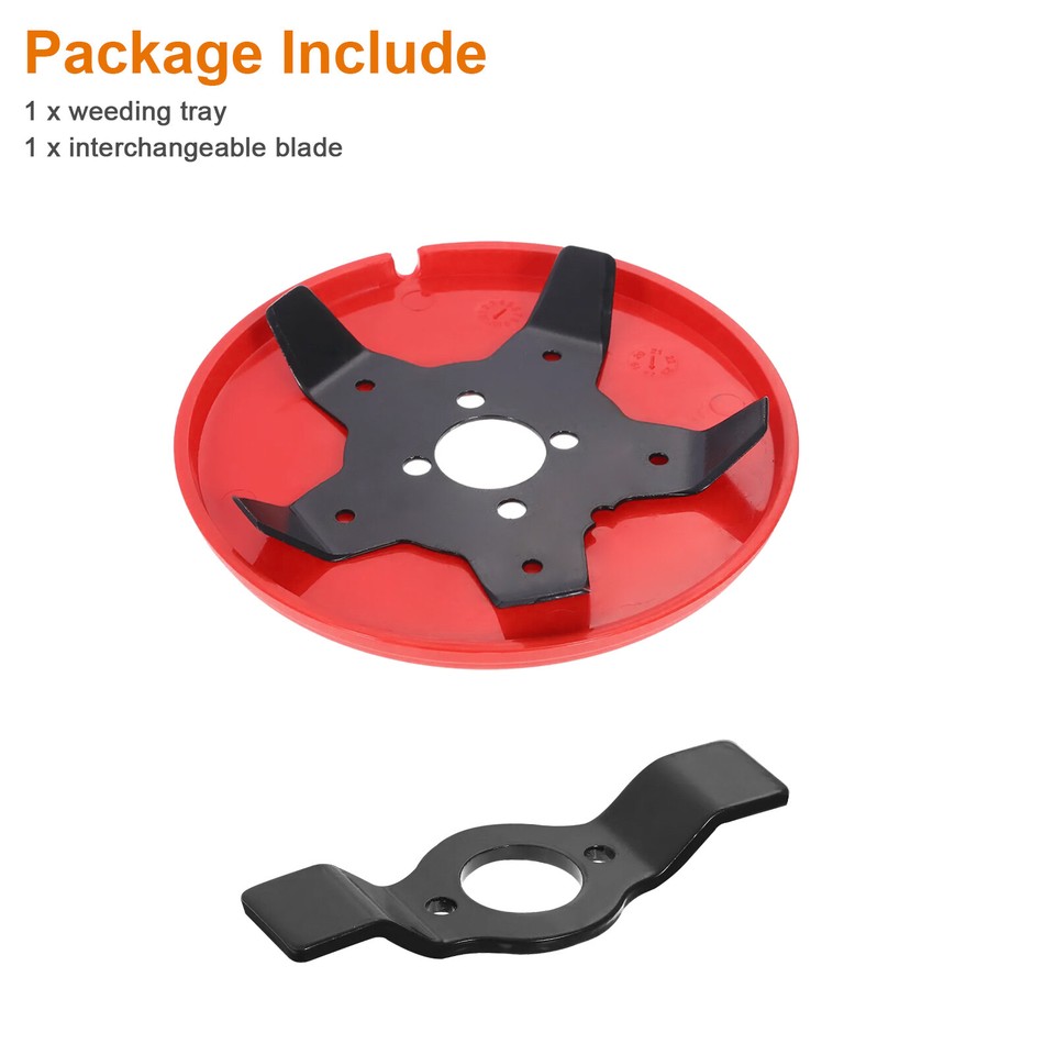 Dual-use Lawn Mower Blade Weeder Plate Weed Eater Trimmer Head Brush ...