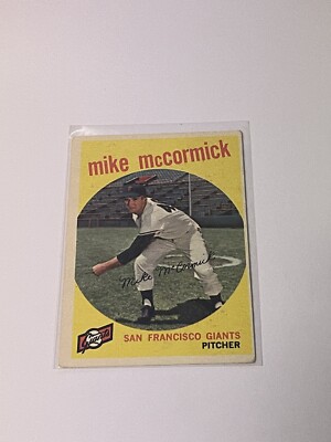 1959 Topps #148 Mike McCormick **027097 | eBay