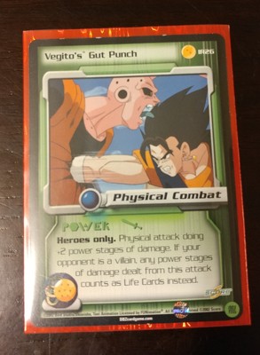 Dragon Ball Z CCG Vegito's Gut Punch Irwin Promo Limited IR26 DBZ DGBT ...