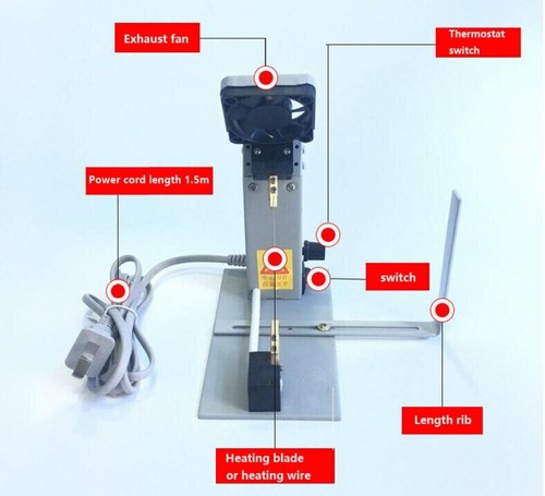 Hot Ribbon Cutter Electric Heating Wire Rope Heat Cutting Knife Strap ...