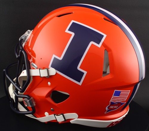 ILLINOIS FIGHTING ILLINI NCAA Riddell Speed Full Size AUTHENTIC ...