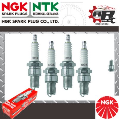 4 Pack GENUINE NGK Racing SPARK PLUGS B8EG Stock No. 3430 Wholesale ...
