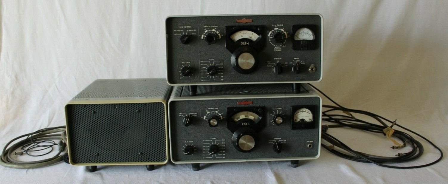 Collins 32S-1, 75S-1, and speaker/power supply | eBay