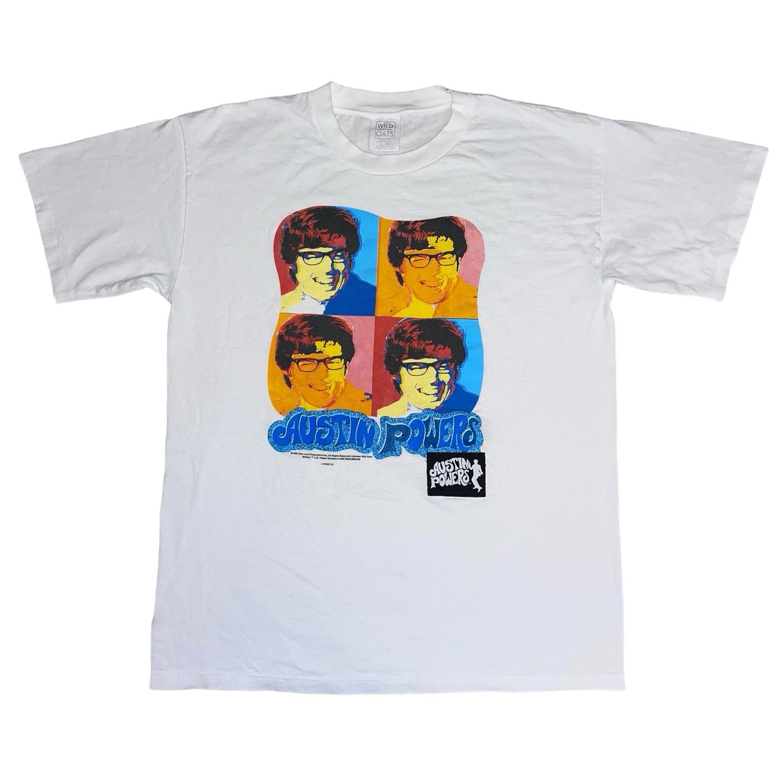 Vintage Austin Powers 1999 Movie Promo T Shirt Pop Ar… - Gem