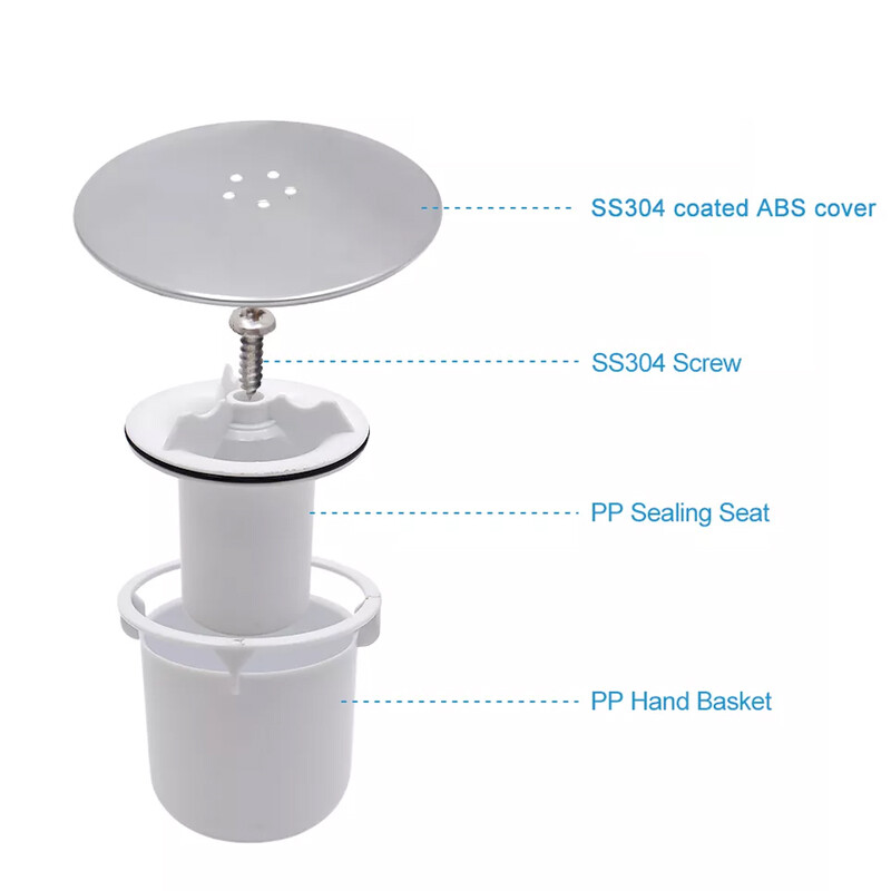 Shower Drain Trap Cover Shower Plughole Cover 115mm Plug Drain Replacement UK^ | eBay UK