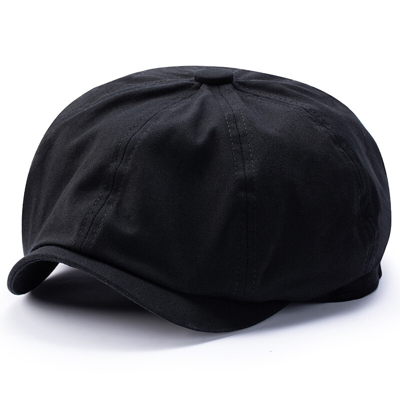 M/L/XL/XXL Women Beret Newsboy Hat - 8 Panels Men Cotton Oversize Big ...