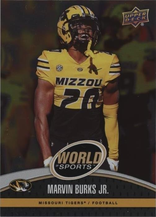 2025 Upper Deck World of Sports - Marvin Burks Jr. #110 Silver Foil (RC ...