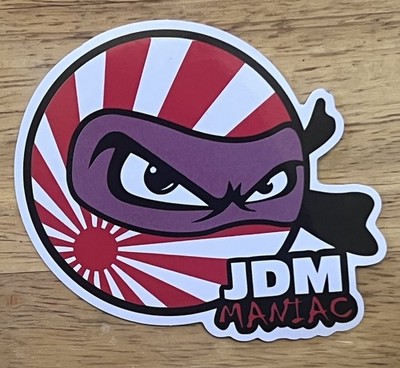 JDM Maniac Sticker. *Glossy* Approx Size: 2.5” Round. Free USA Shipping ...