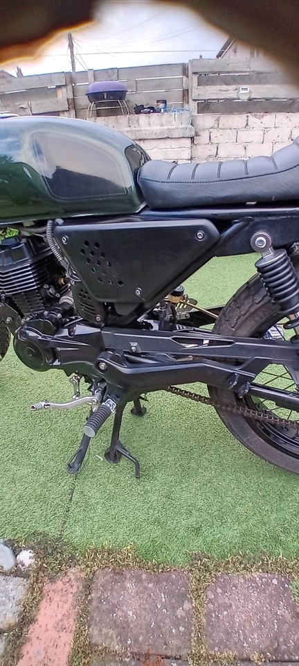 Here We Have A Hanway Black Cafe Racer 125cc for Sale | eBay UK