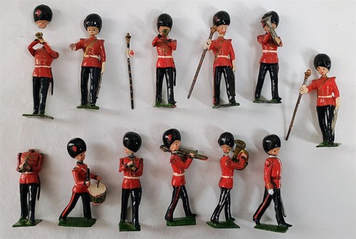 Antique Damaged Britains Lead Toy Soldier Lot Marching Band Vintage | eBay