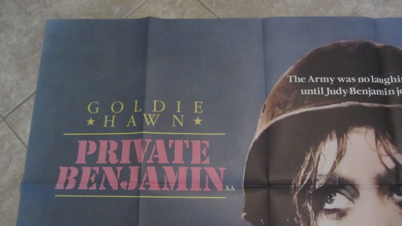 Private Benjamin movie poster - Goldie Hawn (1981) - original uk quad ...