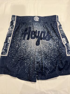 Mitchell & Ness Georgetown Hoyas Basketball Shorts Re Take College ...