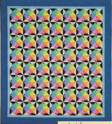 Spinning Color Wheel Quilt quilting pattern instructions (5 sizes) | eBay