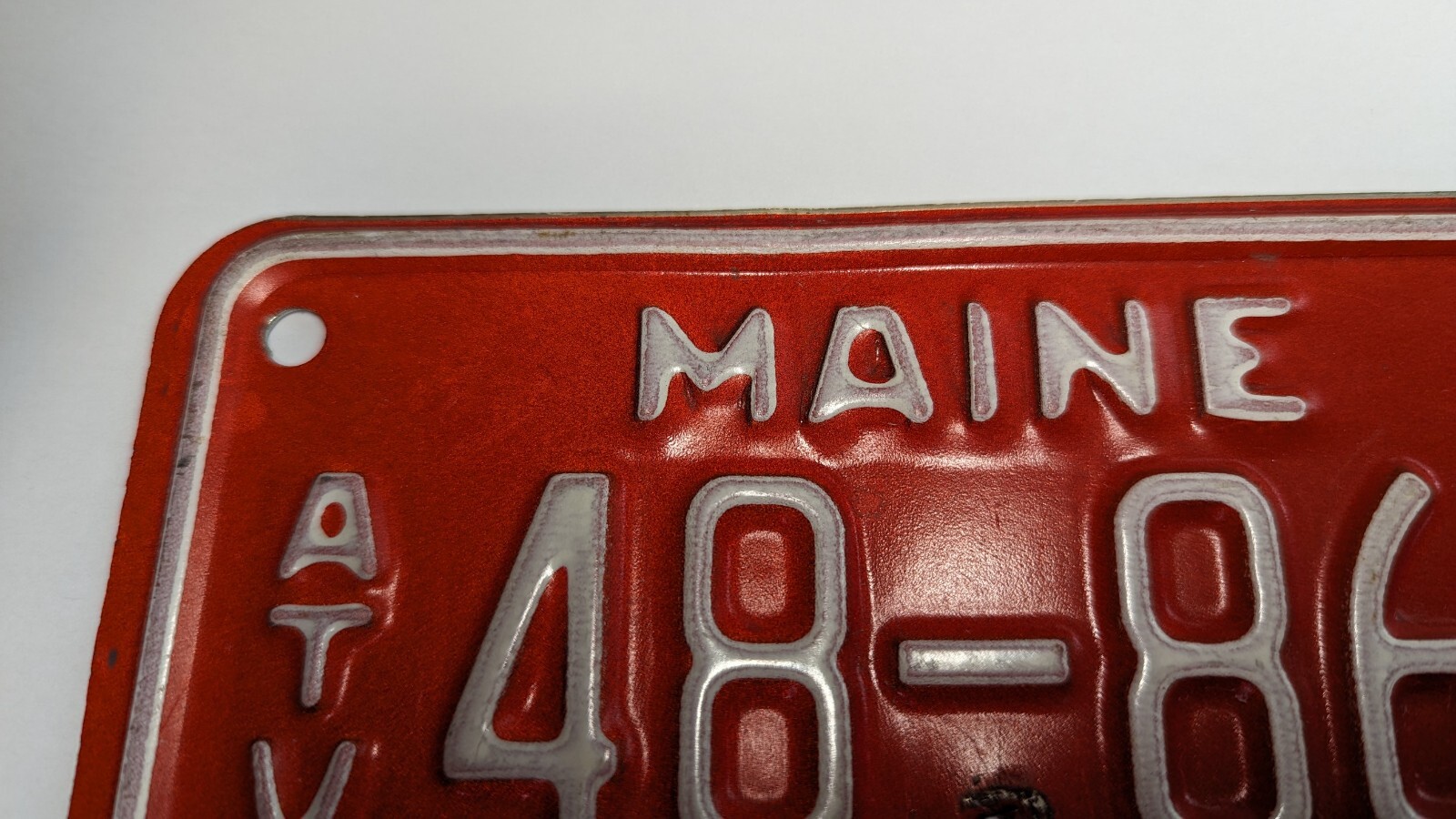 MAINE ATV ALL TERRAIN VEHICLE LICENSE PLATE ATV 48-866 4-WHEELER | eBay