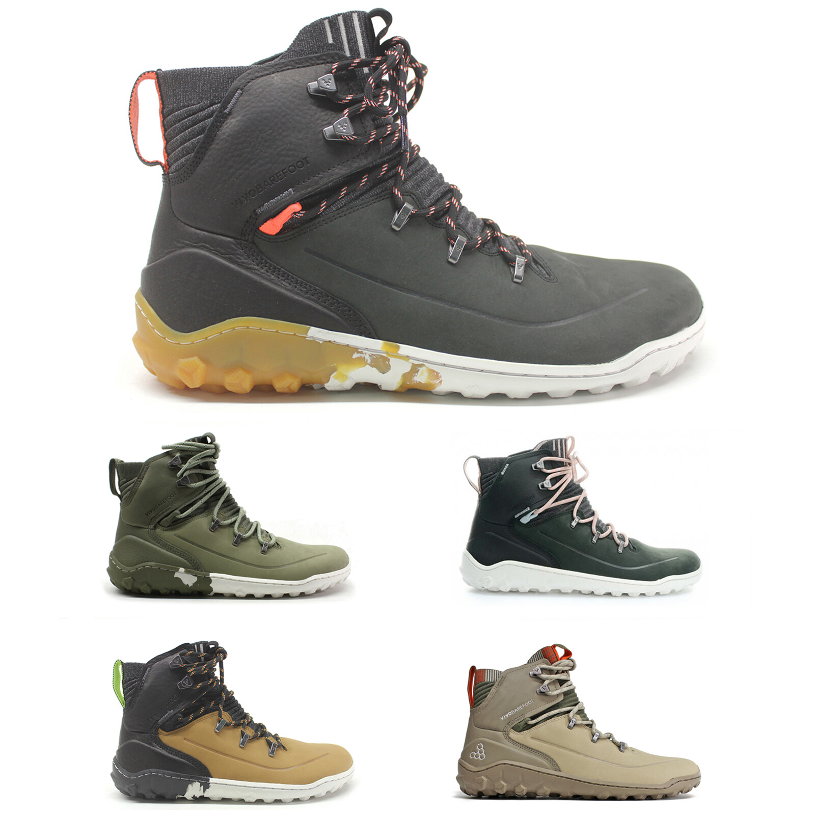 Vivobarefoot Womens Boots Tracker Decon FG2 Lace-Up Hi-Top Outdoor ...
