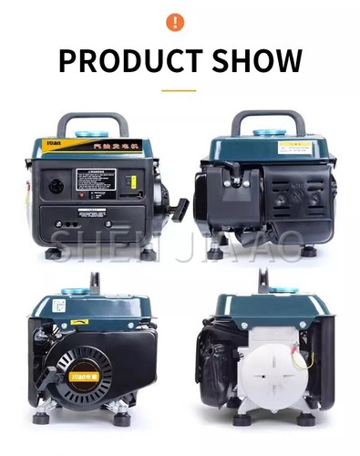 Small Petrol Generator Hand-pulled 220v Micro Car Portable Generator ...