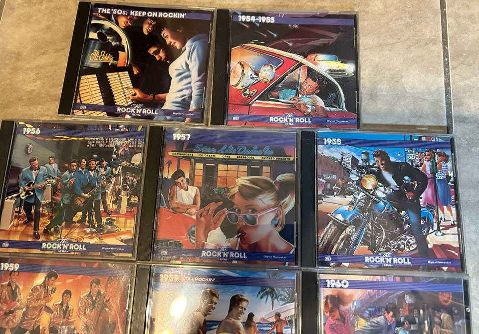 HUGE LOT 11 Time Life CD Sets The Rock N Roll Era in Cases w/ books | eBay