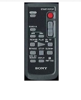 SONY OEM RMT-830 Remote Control for DCR-HC1000 DCR-HC21 DCR-HC32 DCR-HC33 | eBay