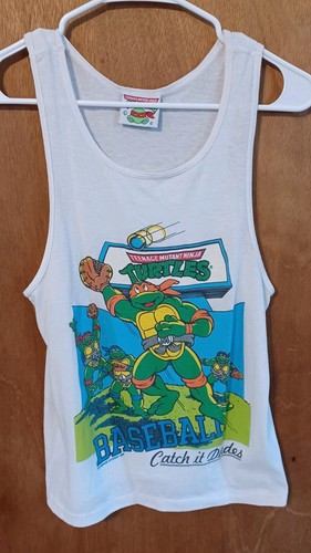 Vintage 1992 Kids Teenage Mutant Ninja Turtles Tank Top Shirt Large ...