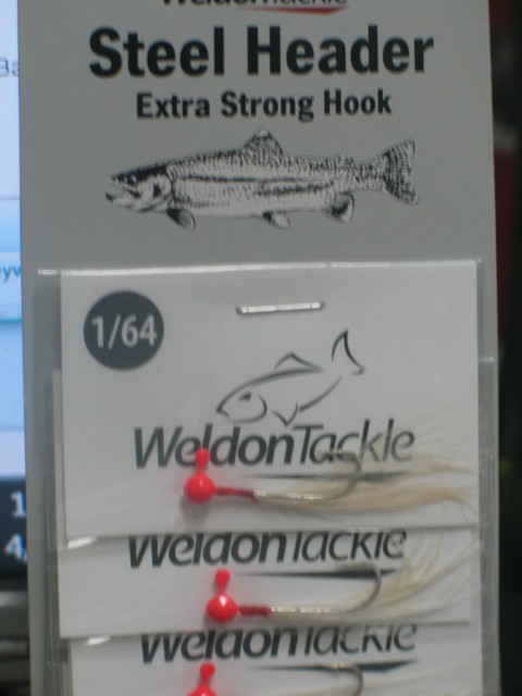 Lot Of 12 Weldon Mini Foo Steel Header Jigs 1/64oz RED HEAD/WHITE Trout ...