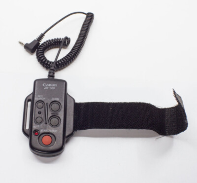 Canon Zoom Wired Remote Control for Camcorders w/ Control-L Lanc - ZR ...