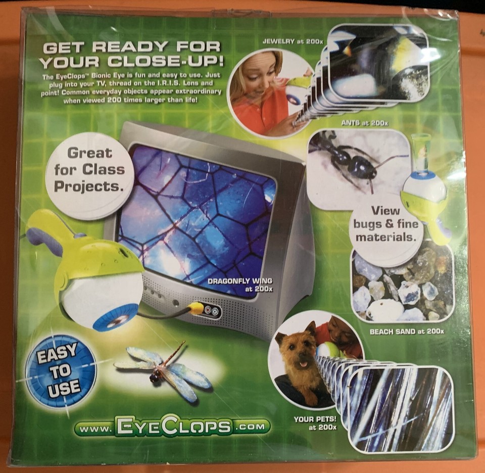 2007 Jakks Pacific - EyeClops The Bionic Eye Plugs Into TV - Never ...