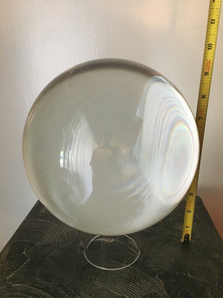LARGE SOLID CRYSTAL BALL - 7" DIAMETER | eBay
