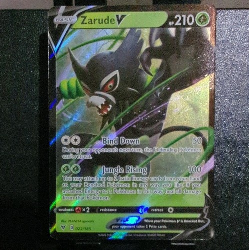 Pokémon TCG* Zarude V Vivid Voltage 022/185 | eBay