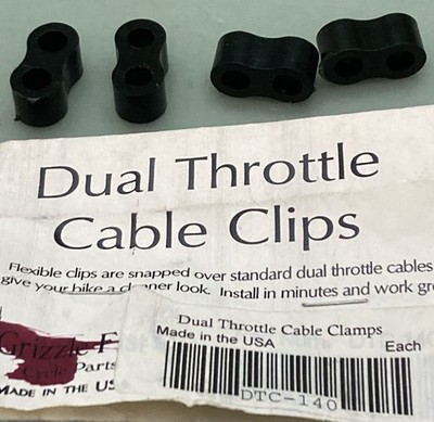 QTY 4 NEW GENUINE GRIZZLE FIST CYCLE DTC-140 DUAL THROTTLE CABLE | eBay