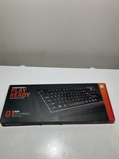 CyberPowerPC Wired Gaming Keyboard Black LED Backlit NOHI 01 KB-161-306 ...