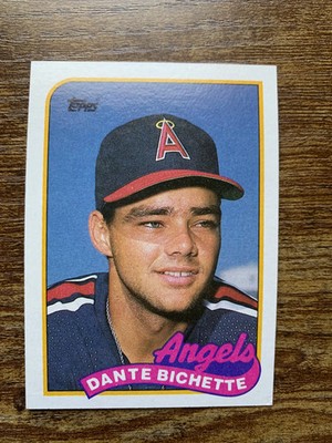 1989 Topps Dante Bichette #761 California Angels | eBay