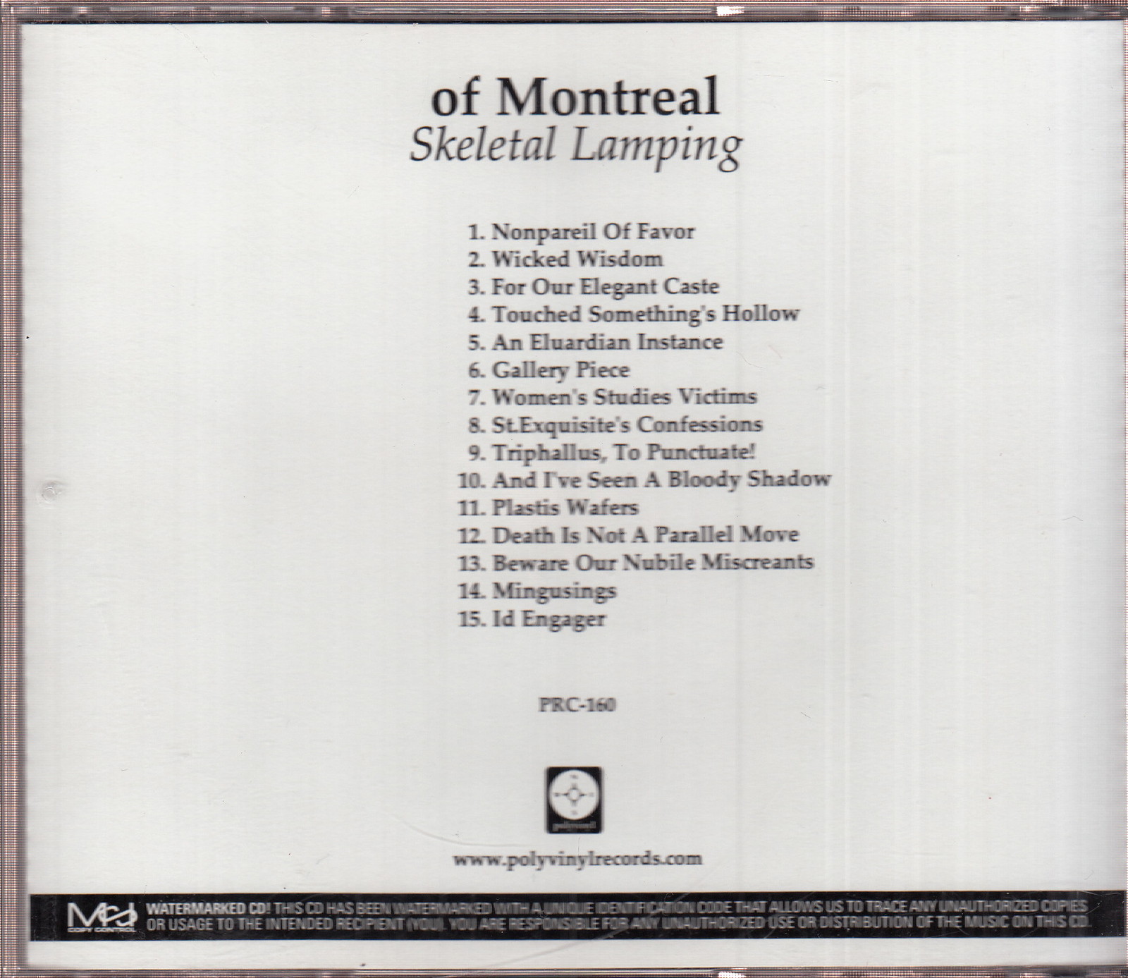 of montreal skeletal lamping cd promo | eBay