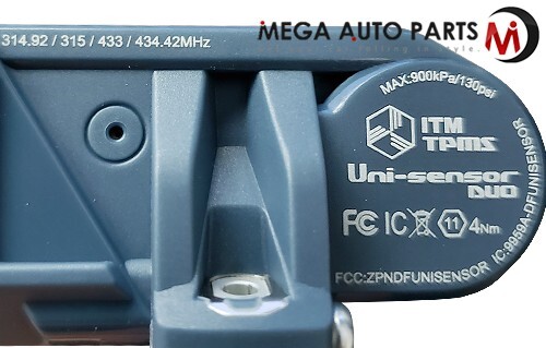 ITM Tire Pressure Sensor Dual MHz metal TPMS For VOLKSWAGEN GLI 08-11 ...