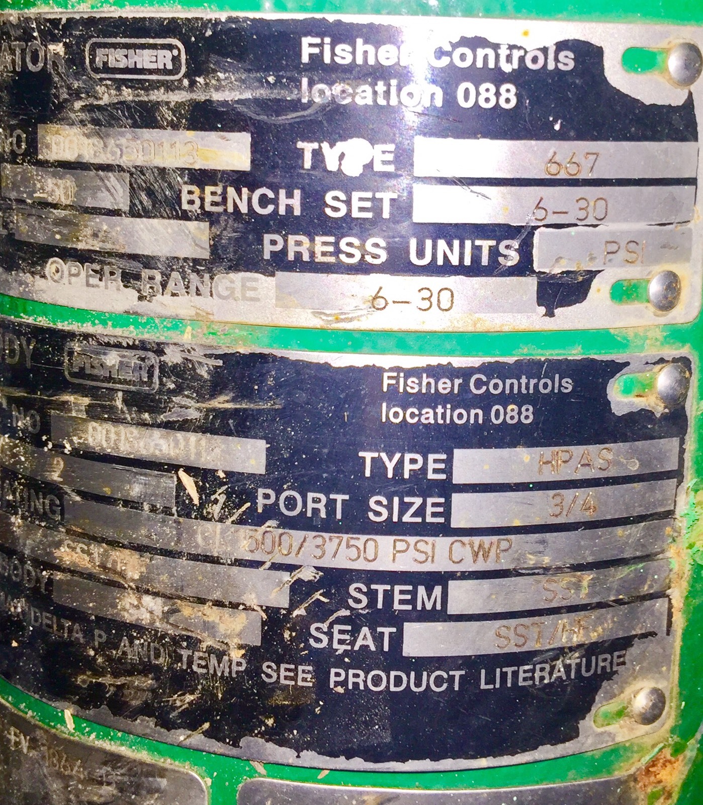 FISHER 2"-1500 HPAS Angle Control Valve Used Surplus | eBay