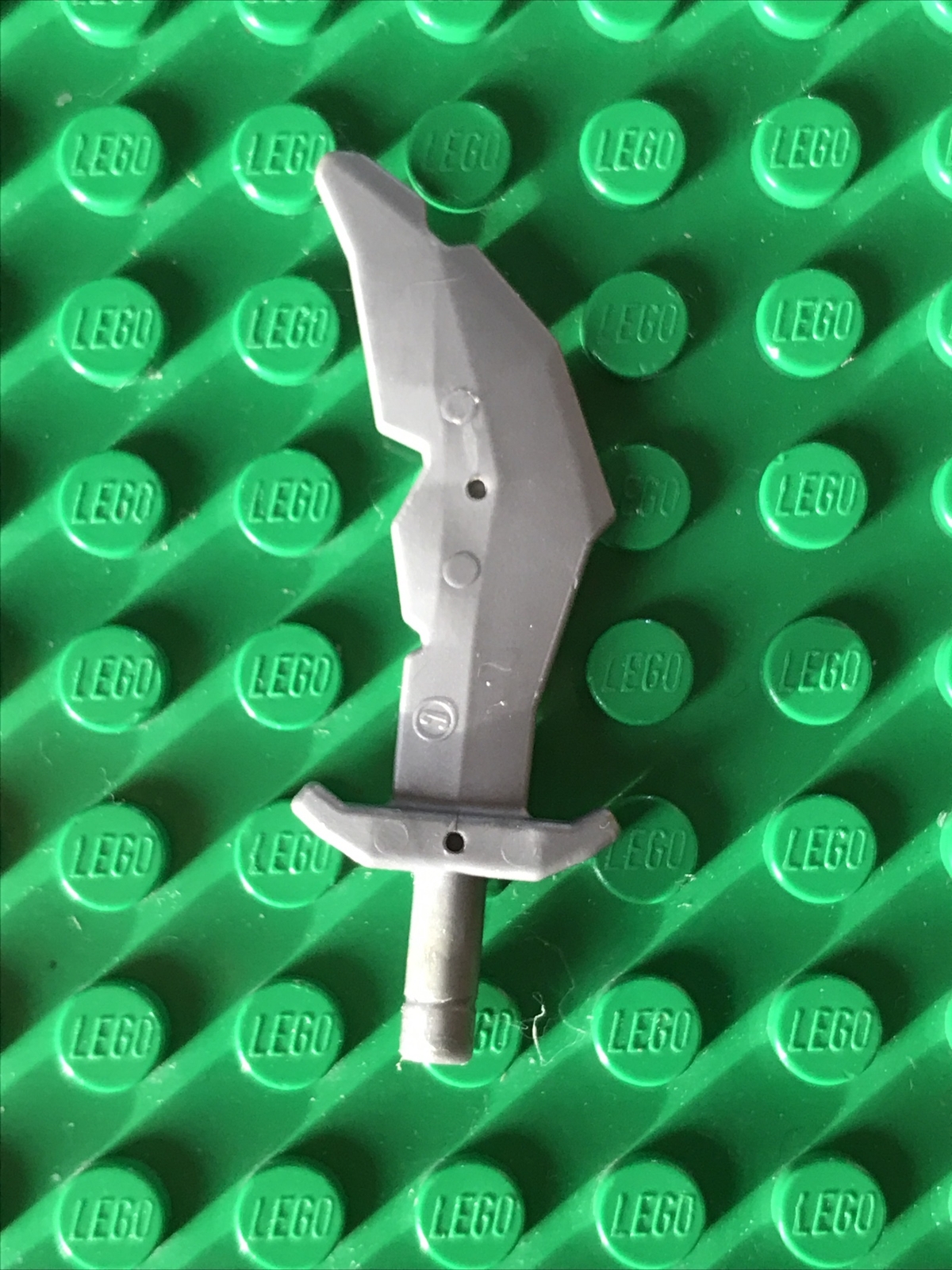 Lego Minifigure Light Grey Scimitar Sword 60752 | eBay UK