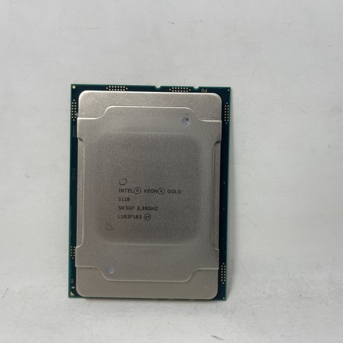 Intel Xeon Gold 5118 2.3Ghz 12Core 16.5MB LGA3647 CPU P/N: SR3GF Tested ...