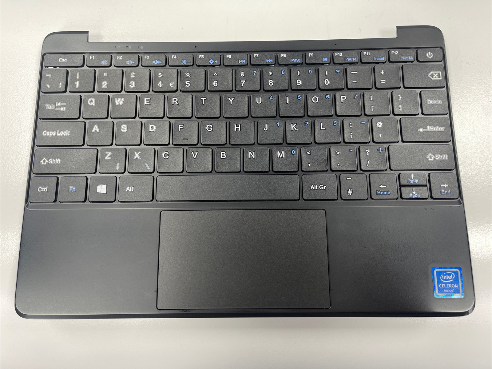 Geobook 1E Palmrest/Trackpad | UK Keyboard layout | for 11" Geo book ...