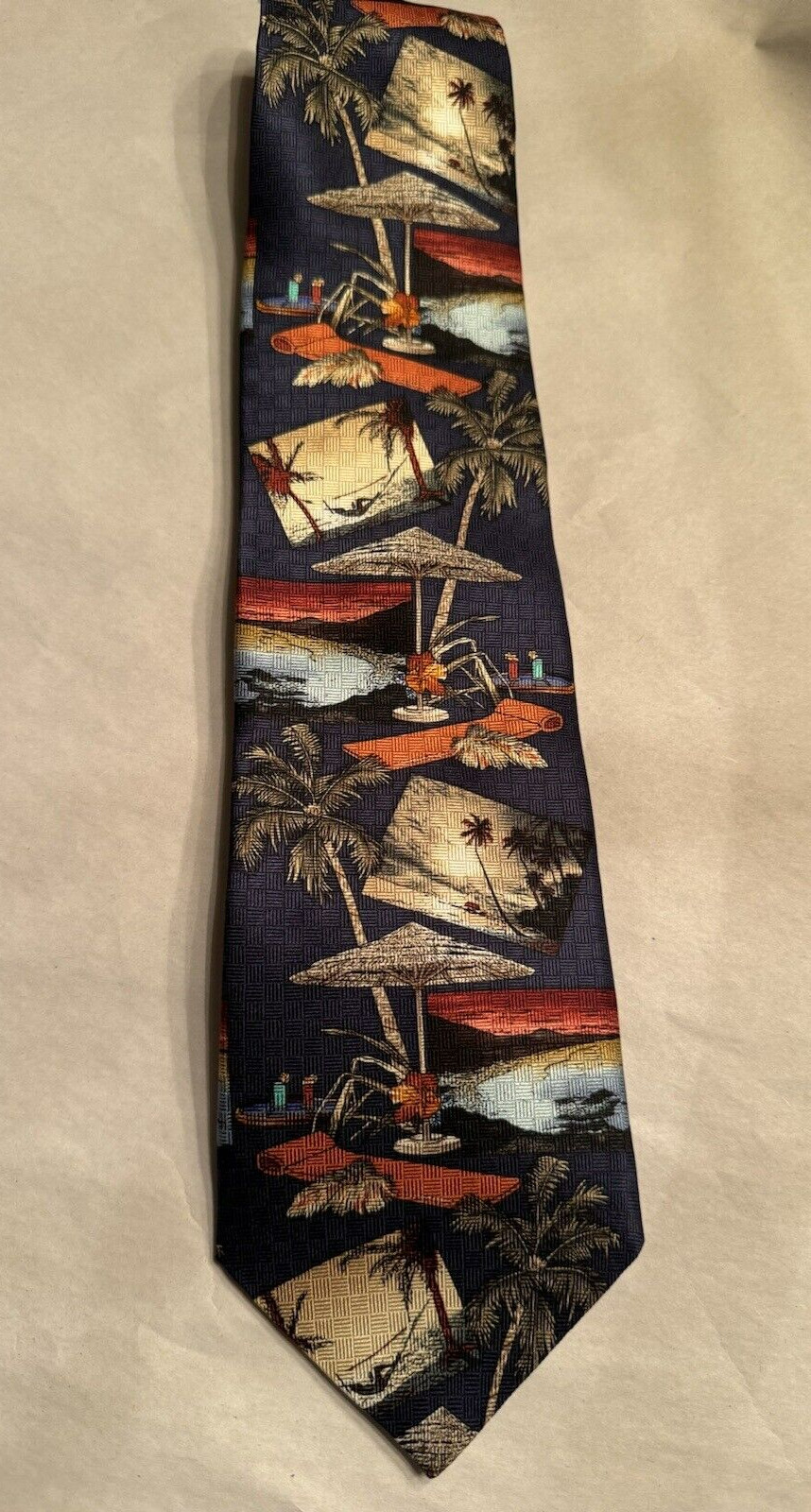 Tropicals by Tango All Silk Palm Tree Tropical Print … - Gem