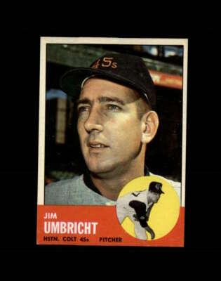 1963 Topps Baseball #099 Jim Umbricht STARX 7 NM CS62713 | eBay