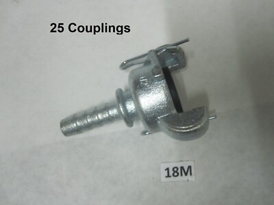 25X 1/2" Hose End Universal Crowfoot Coupling Chicago Fitting Plated ...