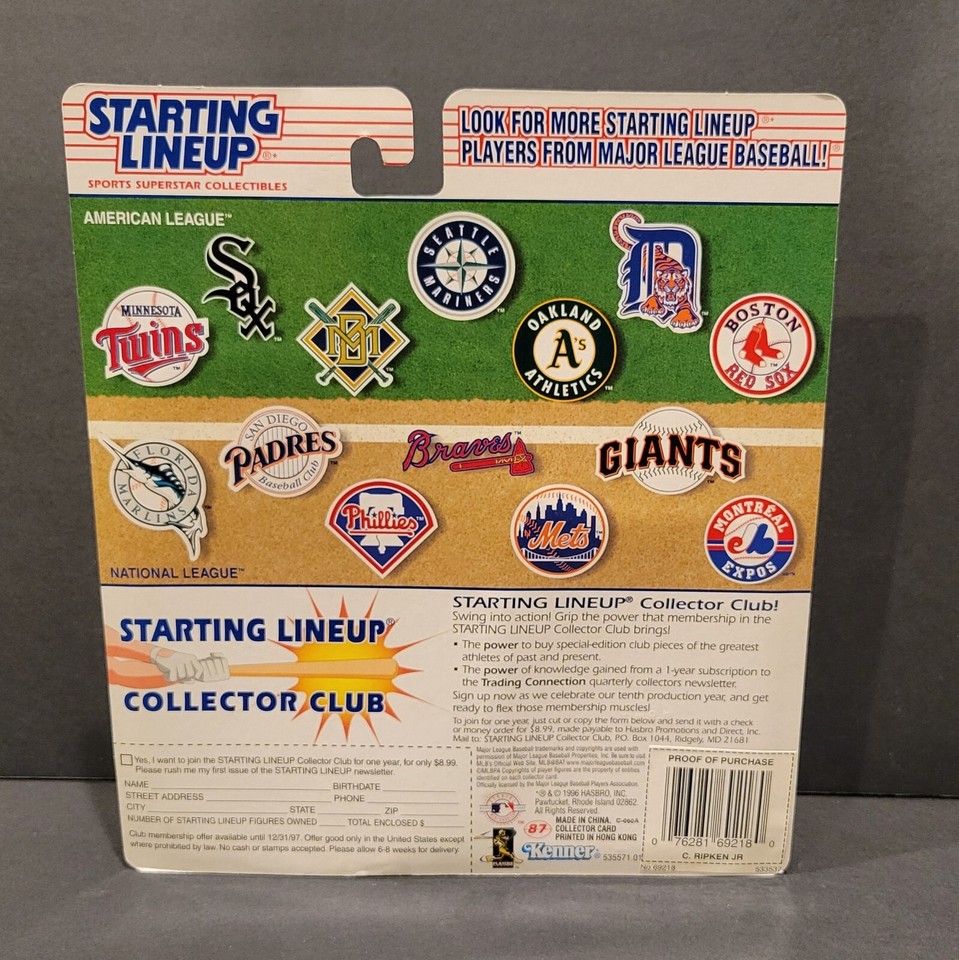 1997 Starting Lineup CAL RIPKEN JR. Baseball Action Figure & Card ...