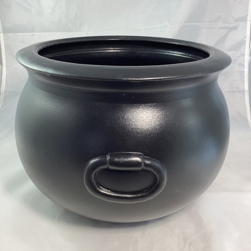 VTG 1987 Union Products Blow Mold Halloween Black Witch Cauldron Bucket ...